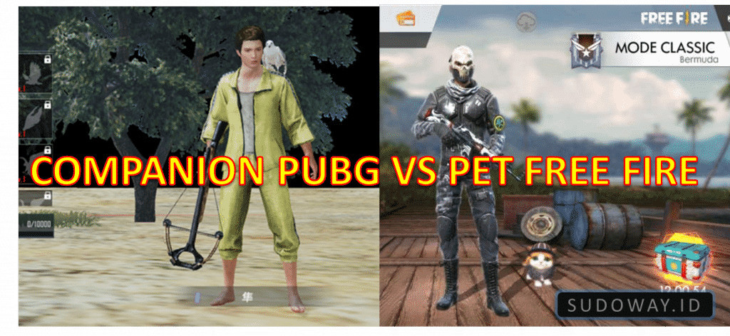 Ini Perbedaan antara Companion PUBG Mobile dengan Pet Free Fire ...